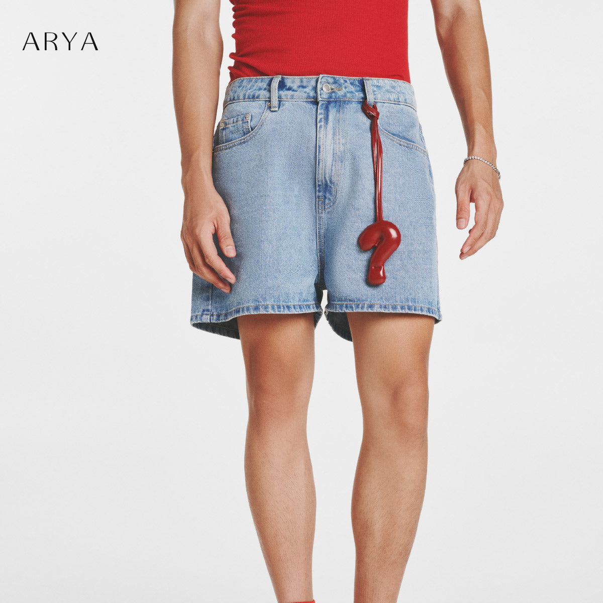 ARYA - RED QUESTION MARK CHARM - ASTOUD